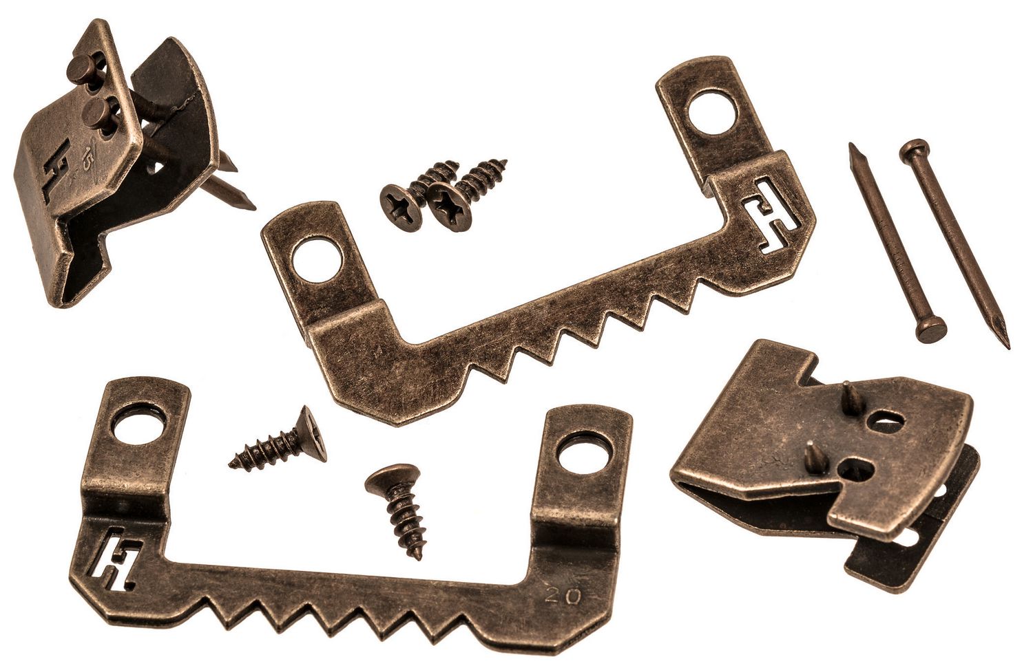 HangZ 15lb Canvas Sawtooth Hook Kit 34051