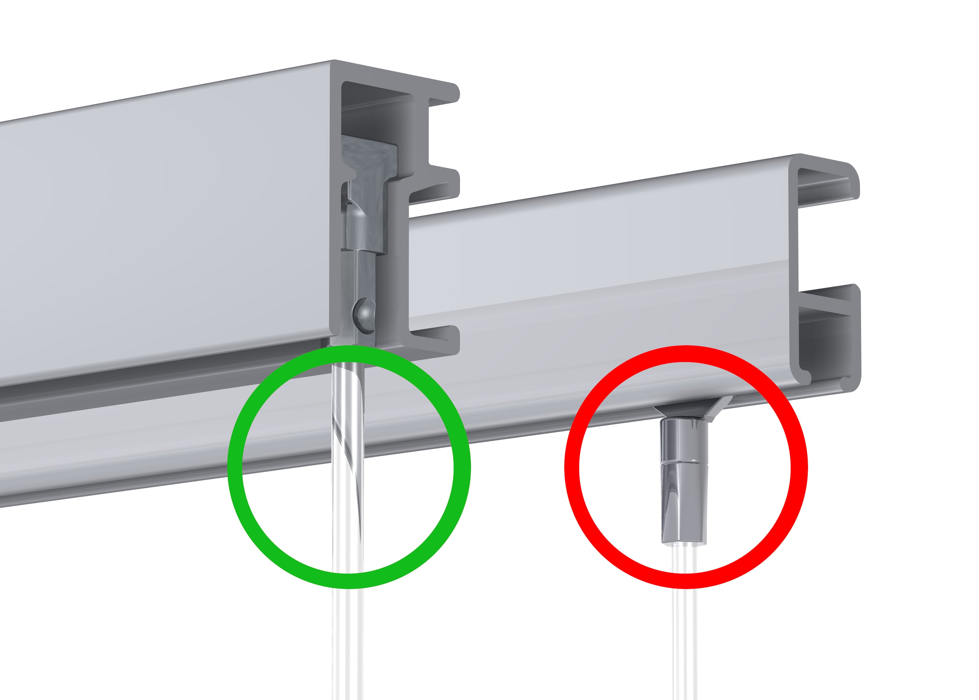 HangZ Gallery Wall Rail 6.5ft Hanging System 74001 R10